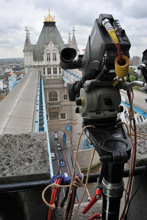 The Guild of Television Camera Professionals : Cameramen at work on the ...