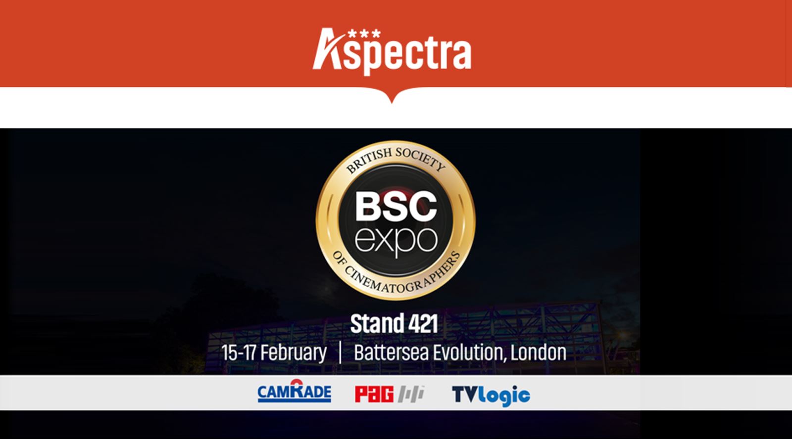 The Guild of Television Camera Professionals : Join Aspectra at BSC Expo 2024 - GTC | The Guild ...